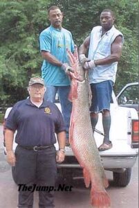 6 Foot 9 164 Pound Alligator Gar - The Jump